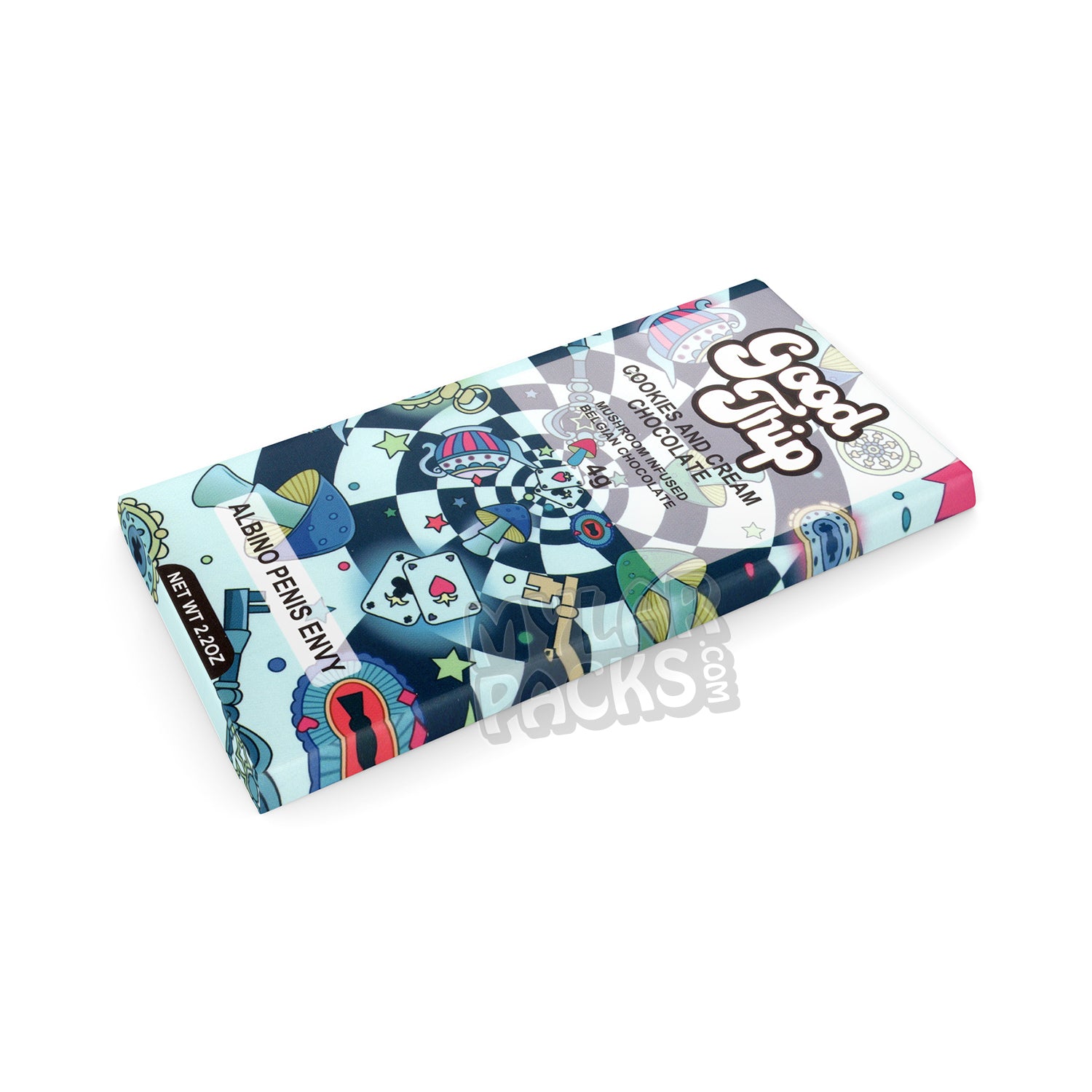 Good Trip Cookies n' Cream Chocolate Empty Shroom Packaging ...